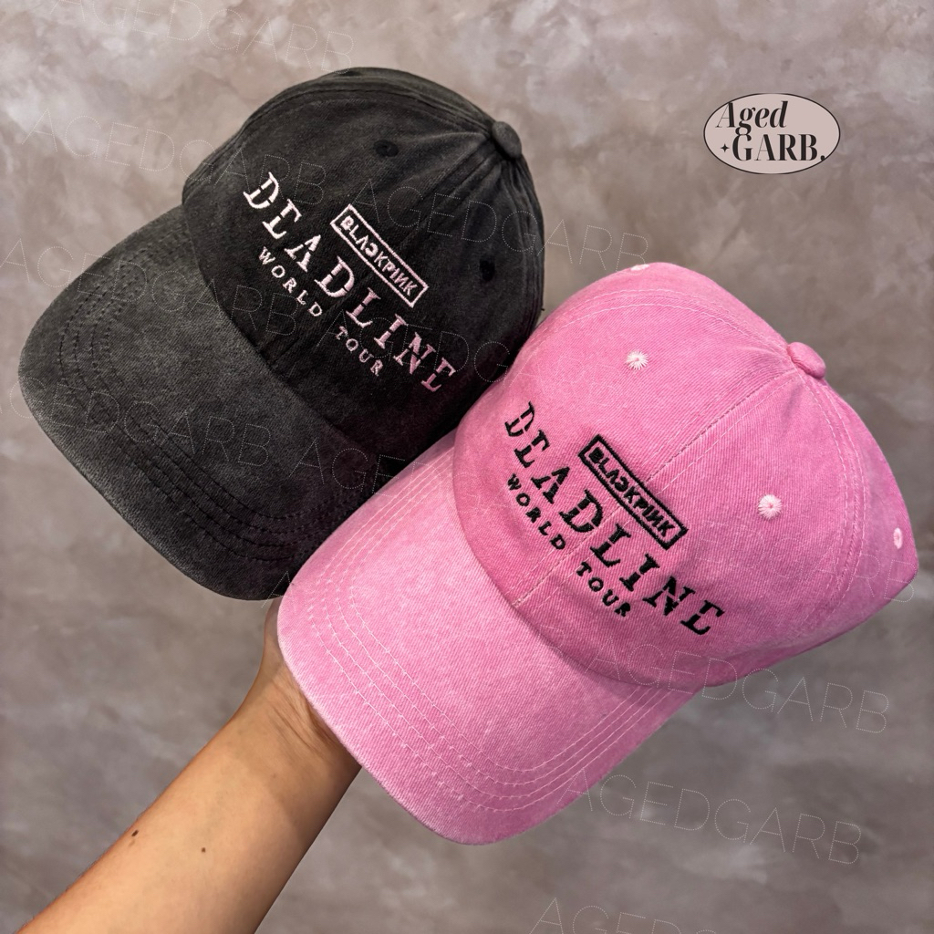 Blackpink Deadline World Tour Inspired Embroidered Vintage Cap Custom ...