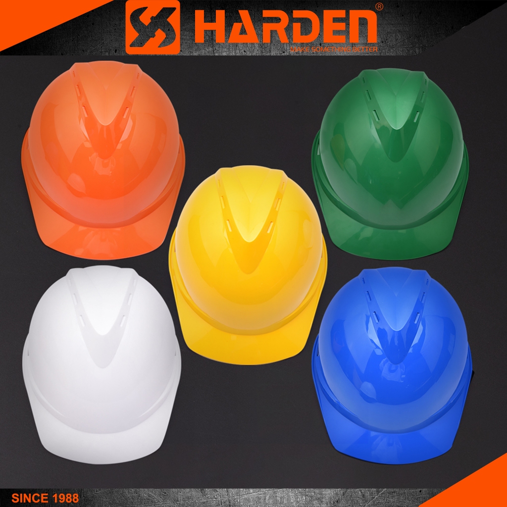 Harden 285mm Safety Helmet CE approved PP plastic Body Four-point ...