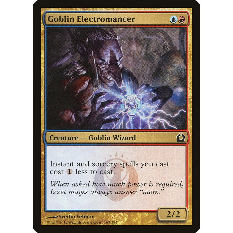 GOBLIN ELECTROMANCER | MTG Creature Card (RTR Editions) | Shopee ...