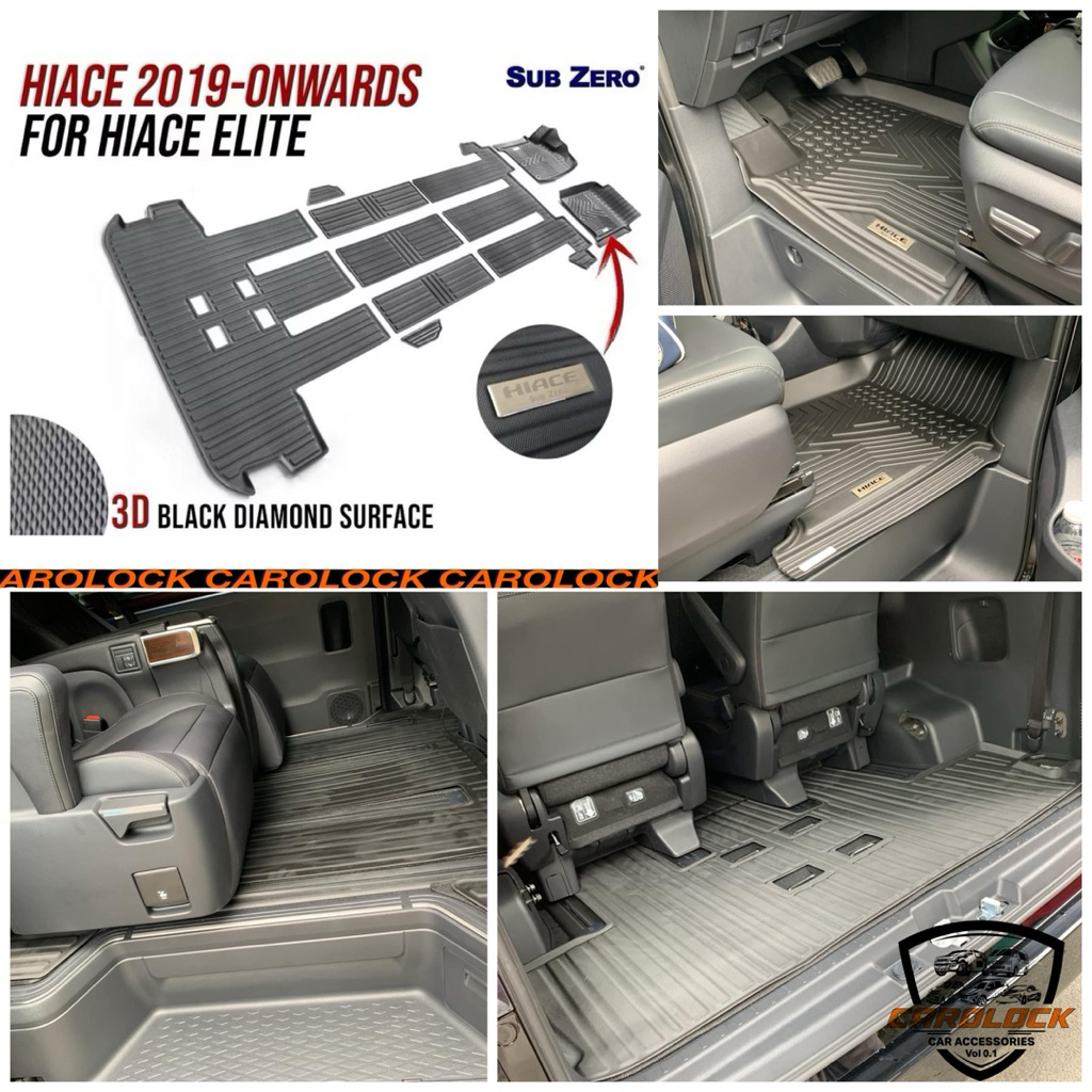 Toyota Hiace Elite Super Grandia 2019 - 2026 Deepdish Matting Version 3 ...
