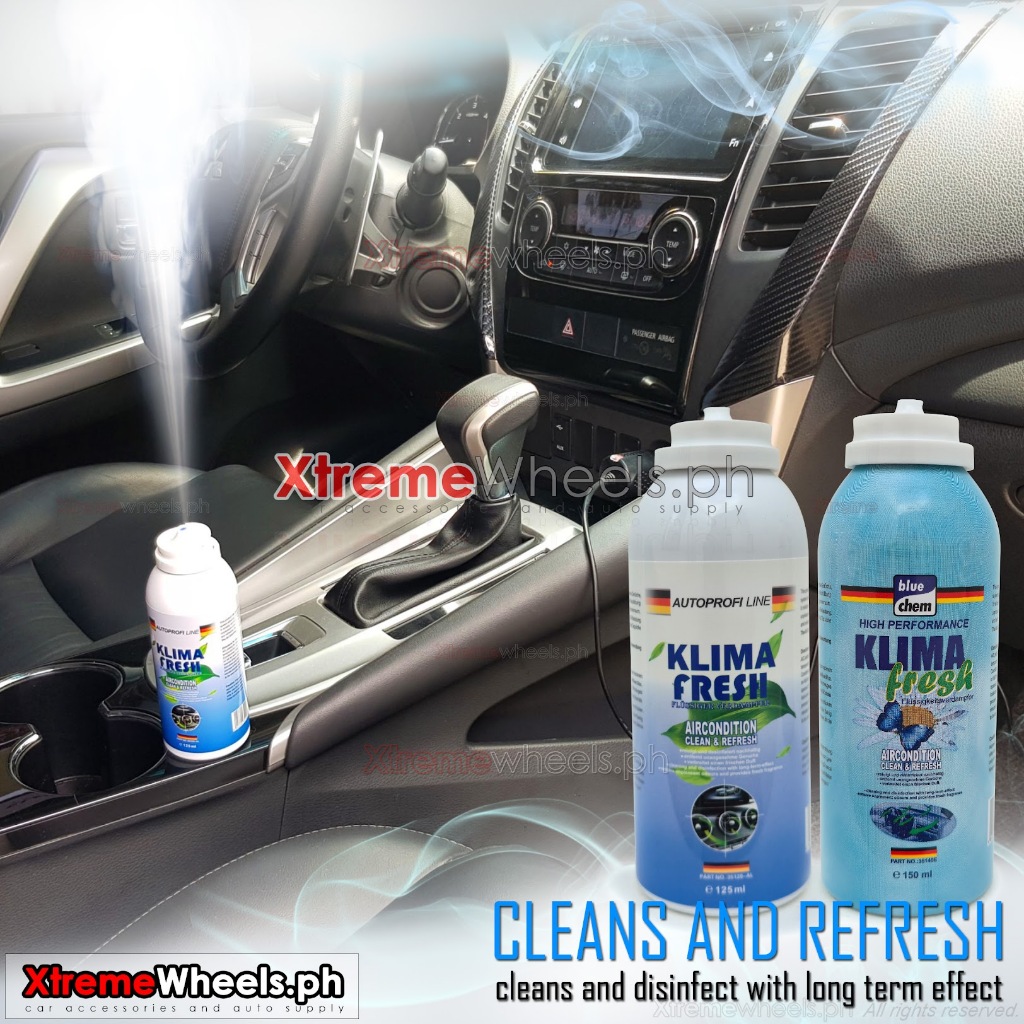 German Made Klima Fresh Car Aircondition Cleaner and Disinfection Blue ...