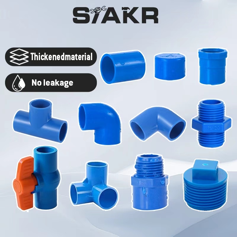 Pvc Blue Fittings-Ball Valve,3 Way Tee,4 way Tee,5 way Tee,6 way Tee ...