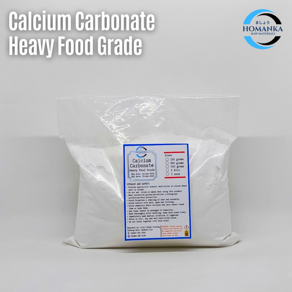 Calcium Carbonate Heavy Food Grade | Shopee Philippines