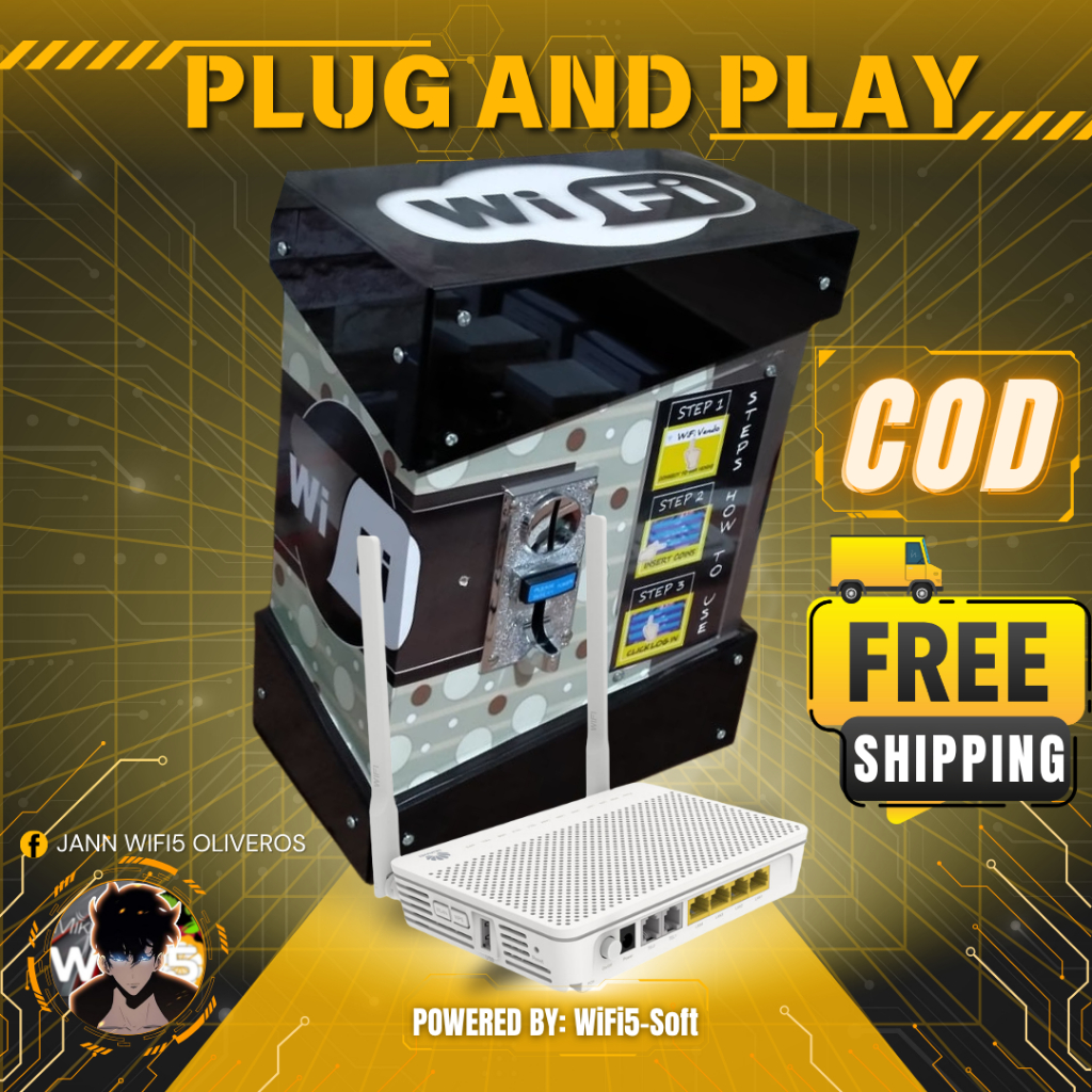 Piso WiFi Vendo Machine (WiFi5 OS Licensed) | Shopee Philippines