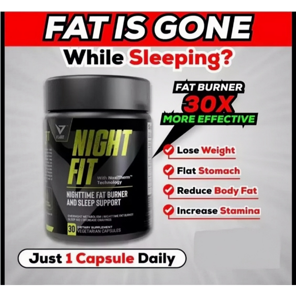 VLABS Night Fit||Night Time Fat Burner And Sleep Support Fitness ...