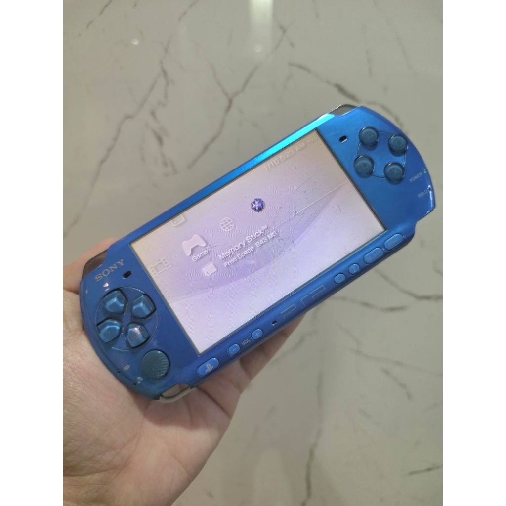 PSP 3000 Slim Blue Playstation Portable | Shopee Philippines