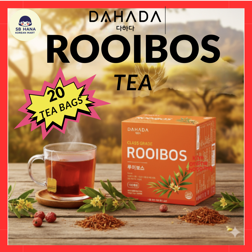 Dahada Rooibos Korean Tea 1.2g x 24 Antioxidant Caffeine-Free Non-GMO ...