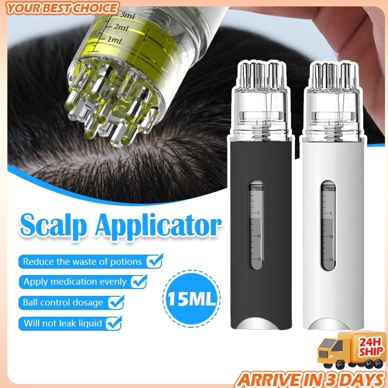 Scalp Applicator for Minoxidil 15ml Precise Dosing Comb Liquid Serum ...