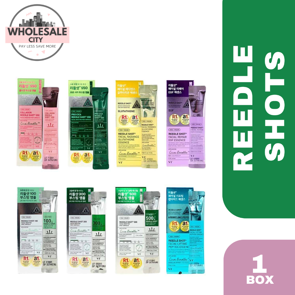 SOLD PER BOX VT Cosmetics Reedle Shot Skin Regeneration | Shopee ...