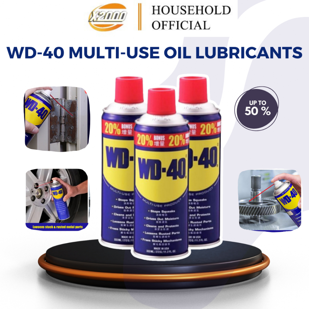 Multi-Purpose Oil WD40_333ml – Rust Removal, Fast Penetration & Grease ...