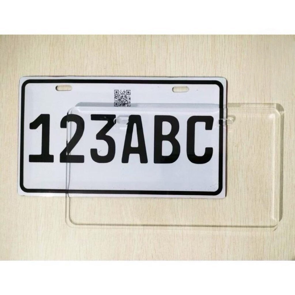 Motorcycle Plate Number Cover - New LTO Standard Size - makapal - iwas ...