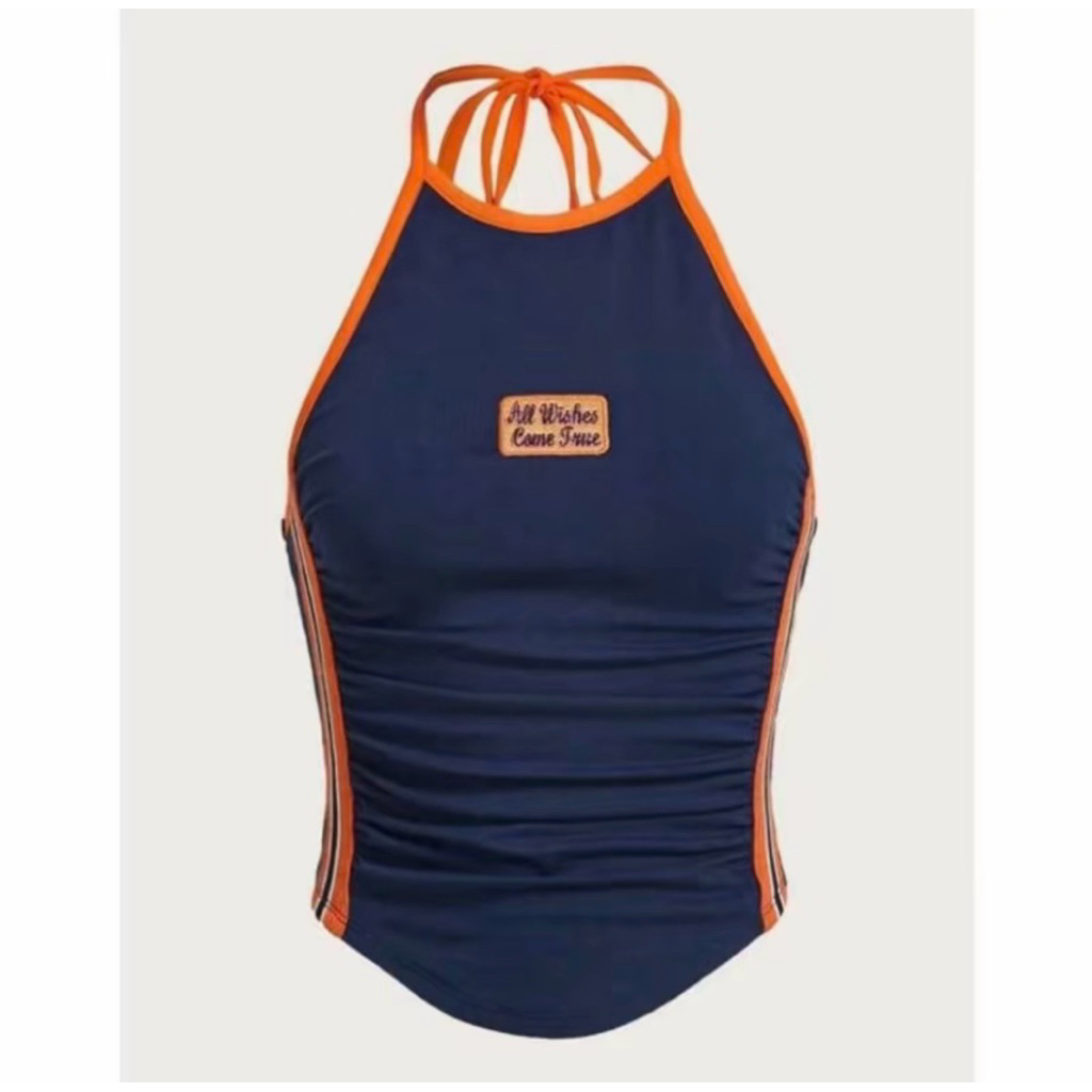 ALL WISHES HALTER KNITTED TOP FUT SMALL TO MEDIUM FABRUC KNITTED ...