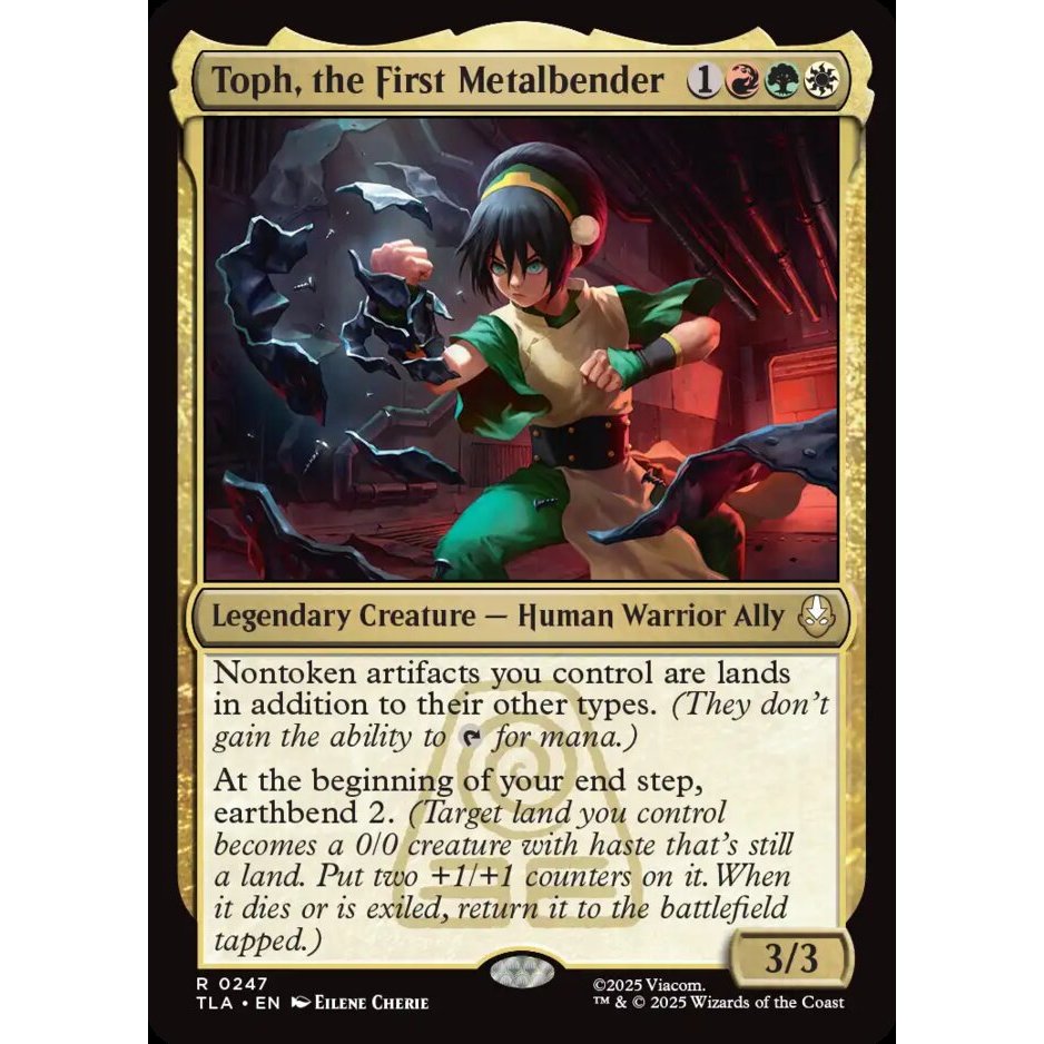 MTG - Toph, the First Metalbender - NM R TLA | Shopee Philippines