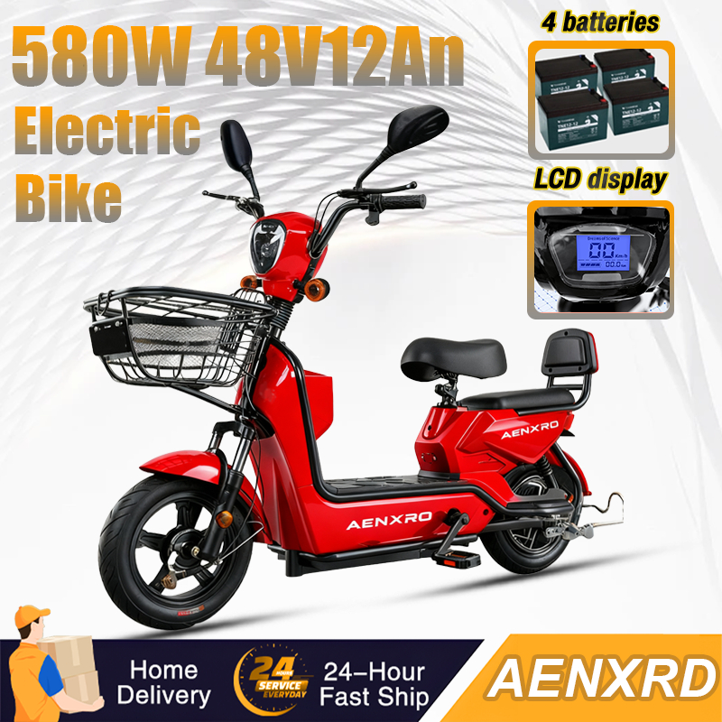 【COD】 AENXRD Electric bikes E Bike Adult 48v12ah/20ah 2 Wheels Max ...