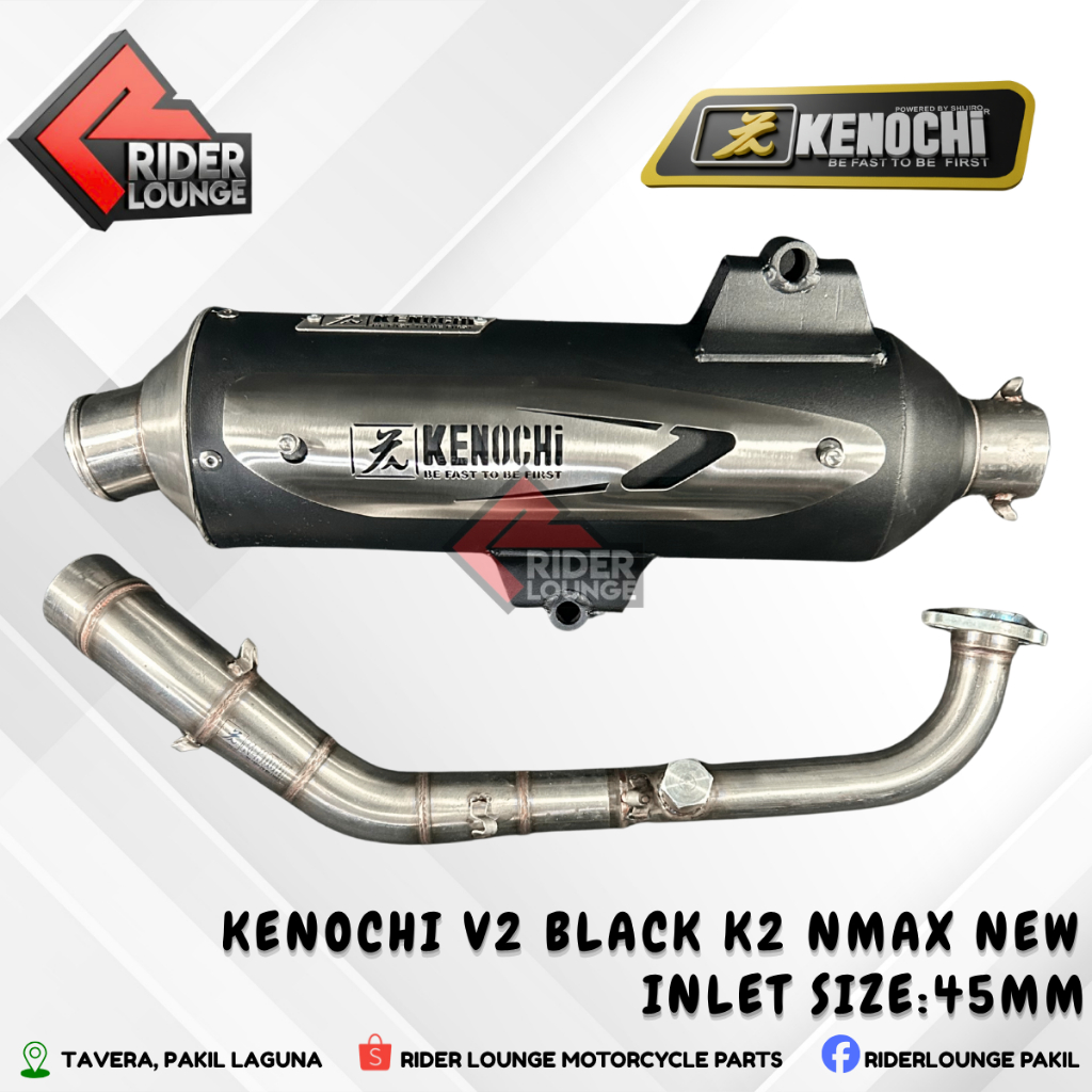 KENOCHI PIPE V2 BLACK K2 W/ COVER | Shopee Philippines