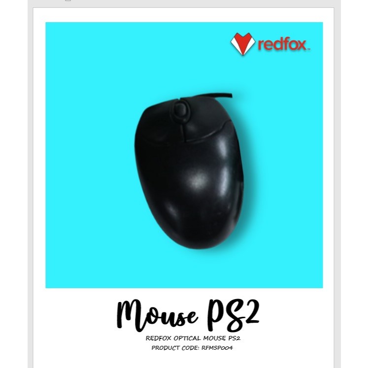 REDFOX OPTICAL MOUSE PS2 RFMSP004 | Shopee Philippines