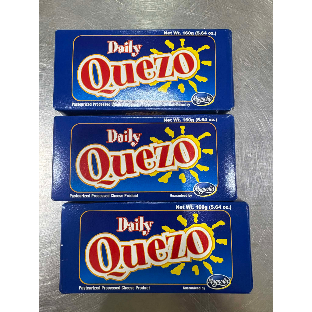 MAGNOLIA DAILY QUEZO CHEESE BY 3 160G EXP march 2026 | Shopee Philippines