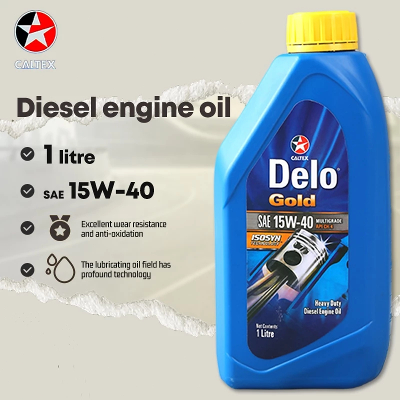 CALTEX DELO Gold Multigrade Diesel Engine Oil 15W-40 1L API CH-4 Heavy ...
