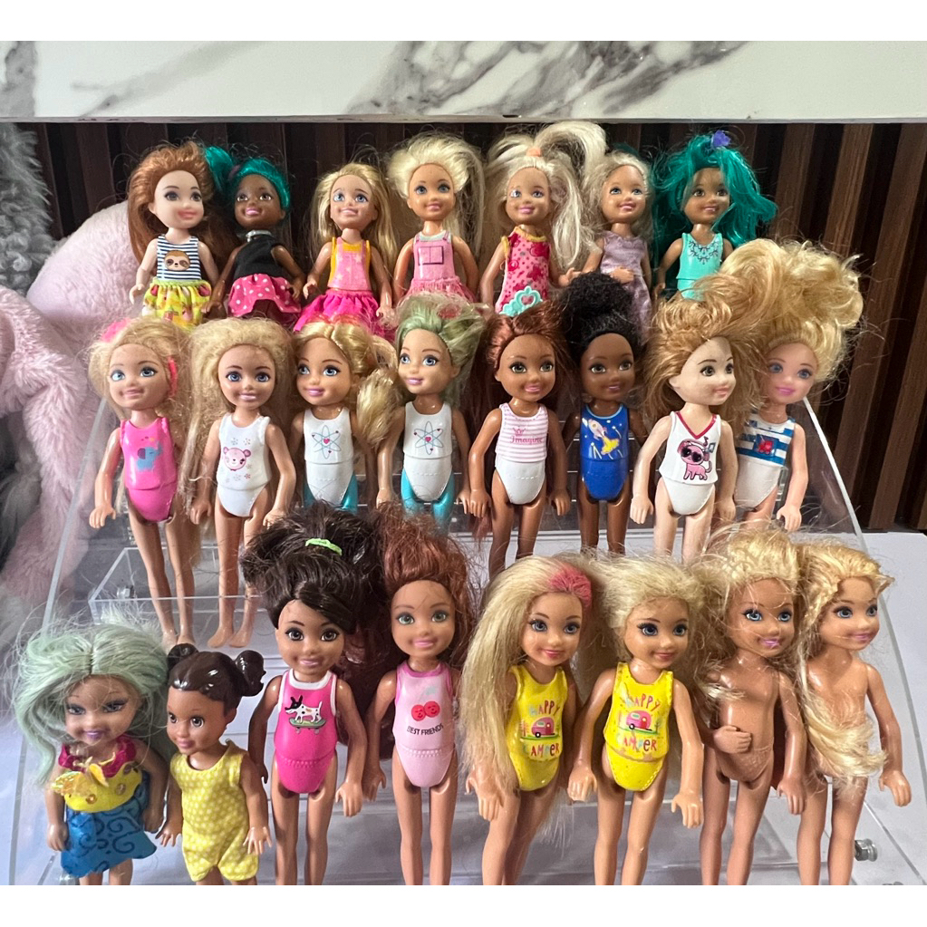 Preloved Barbie Chelsea Dolls - Mattel Good to Very Good condition ...
