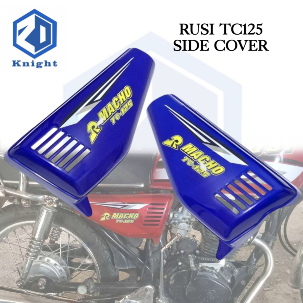 KNIGHT MOTORCYCLE BATTERY SIDE COVER FOR RUSI 125 | Shopee Philippines