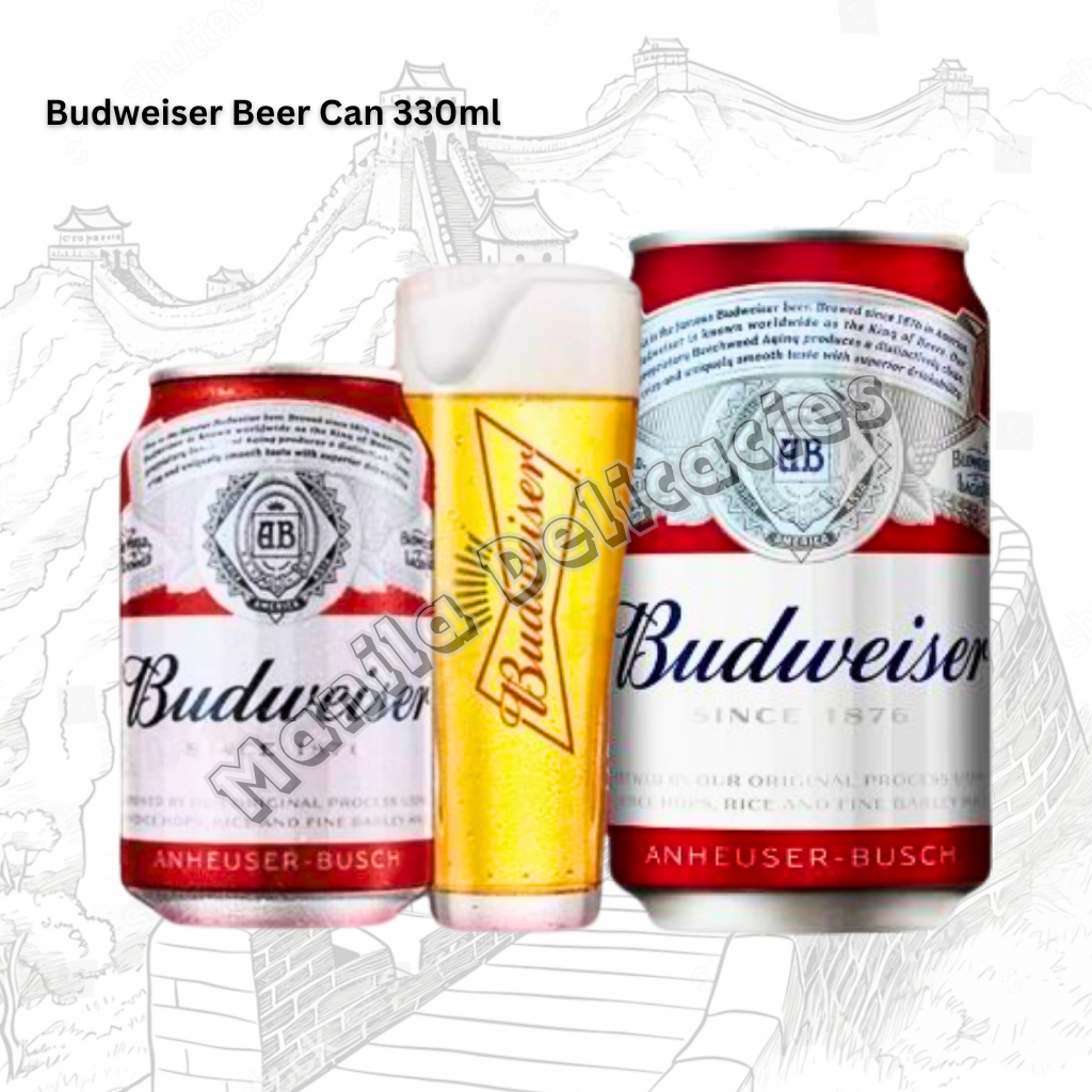 Budweiser Can Drink 330ml | Shopee Philippines