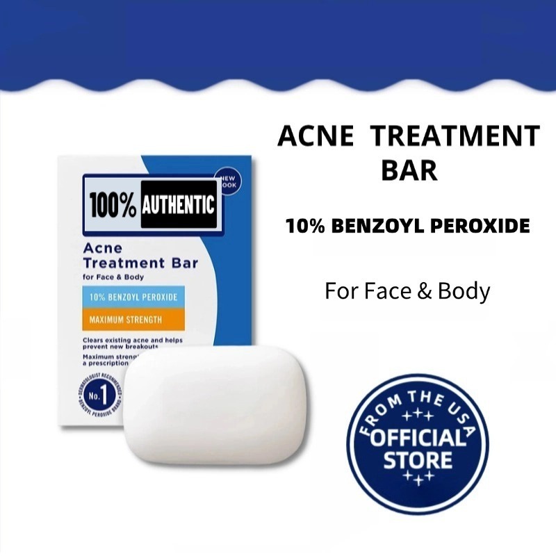 Benzoyl Peroxide Soap Acne Treatment Bar Soap with 10% For Face&Body ...