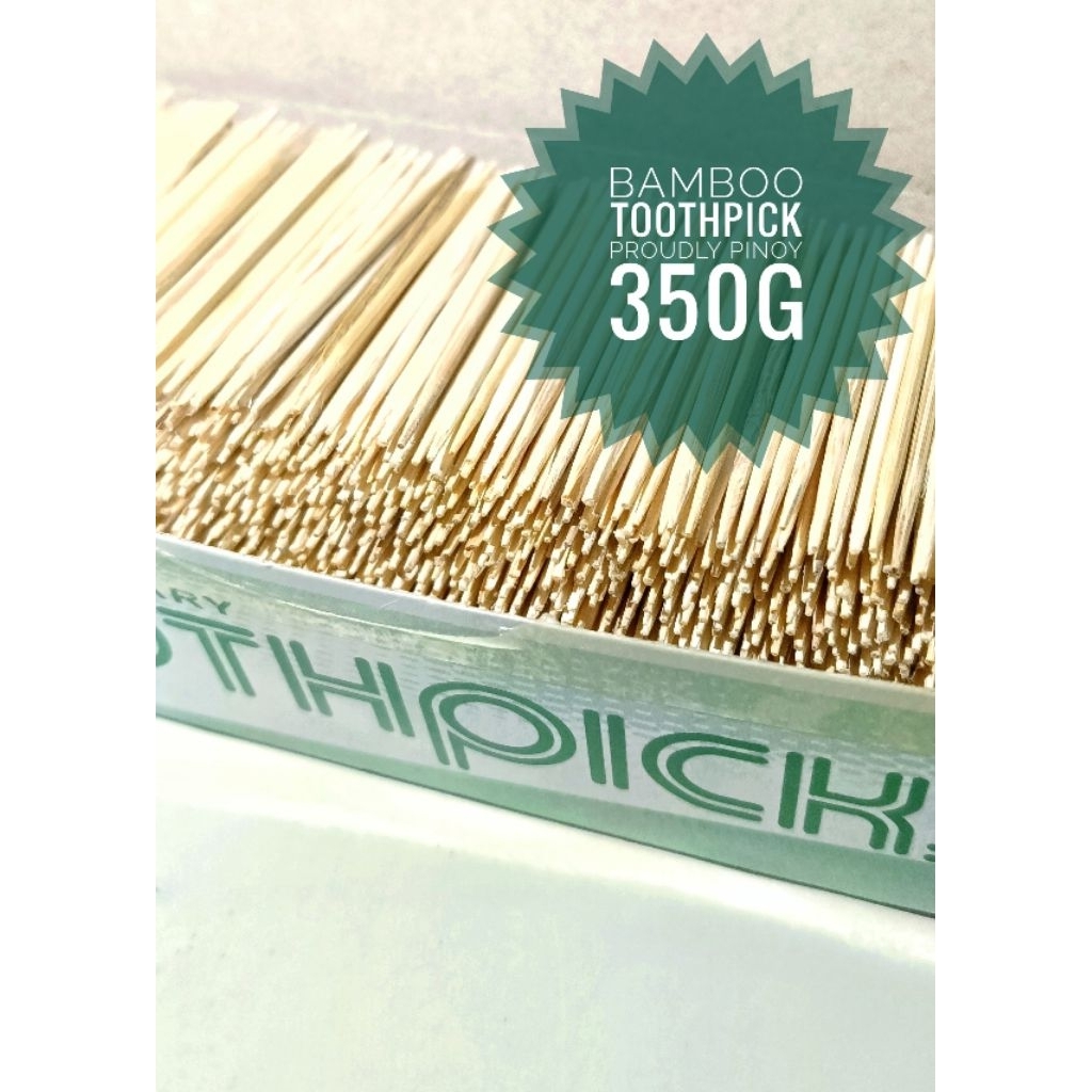 BAMBOO Toothpicks 350g - (ILOILO) Proudly Pinoy | Shopee Philippines