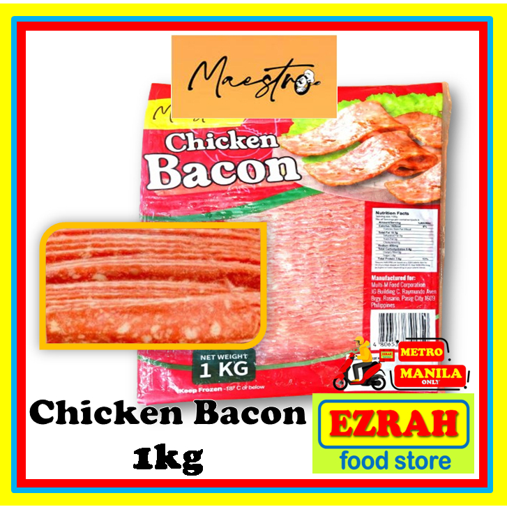 Maestro Chicken Bacon 1kg | Shopee Philippines