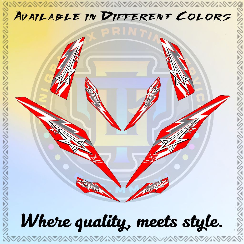MIO I 125 LIGHTNING STAR NEW DECAL STICKER | Shopee Philippines