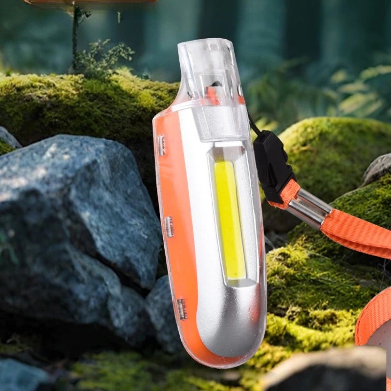 Whistle Outdoor Multifunctional With Mini Flashlight Survival Rescue ...