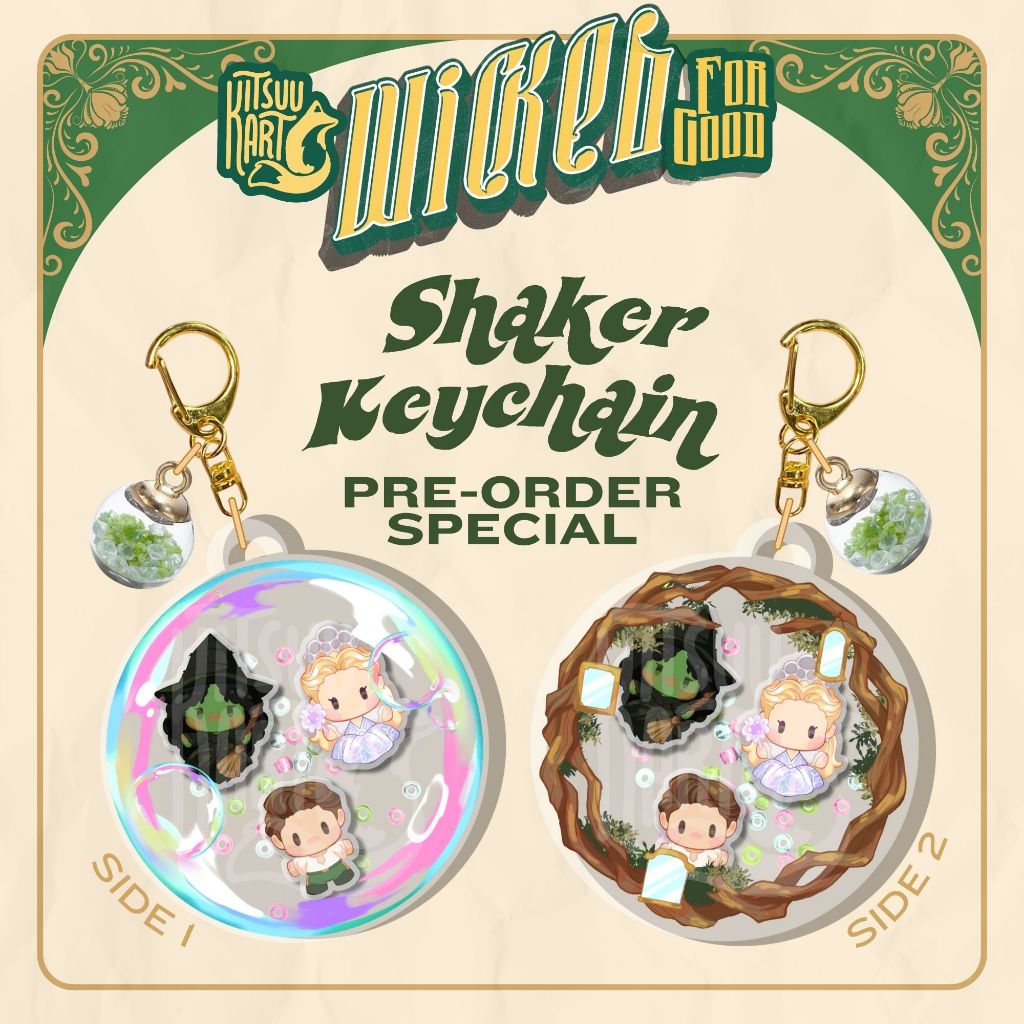 Kitsuukart | Wicked For Good Shaker Keychain | Shopee Philippines