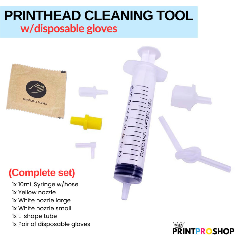 Printhead Cleaning Tool Kit with disposable gloves to resolve clogging ...