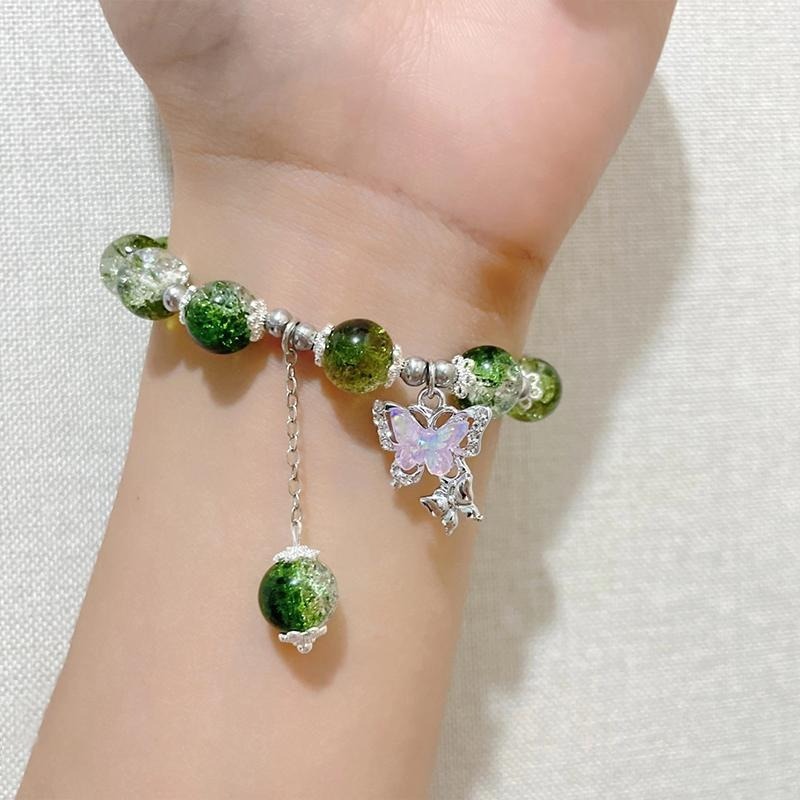 Fairy Butterfly Jade Broken Bracelet Female Lovely Special-Interest ...