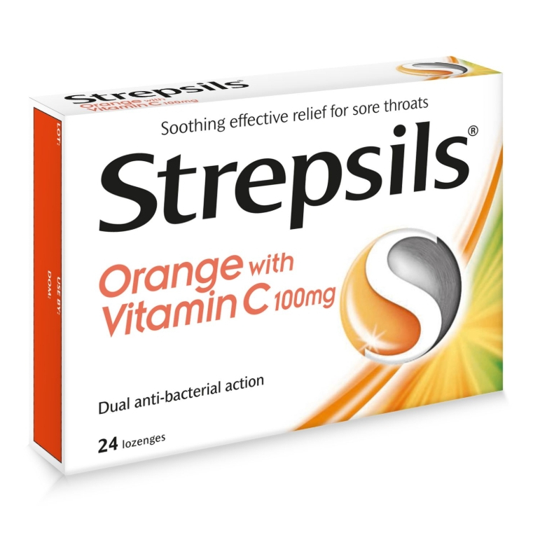 STREPSILS BLISTER ORANGE VIT.C 12 X 24's | Shopee Philippines