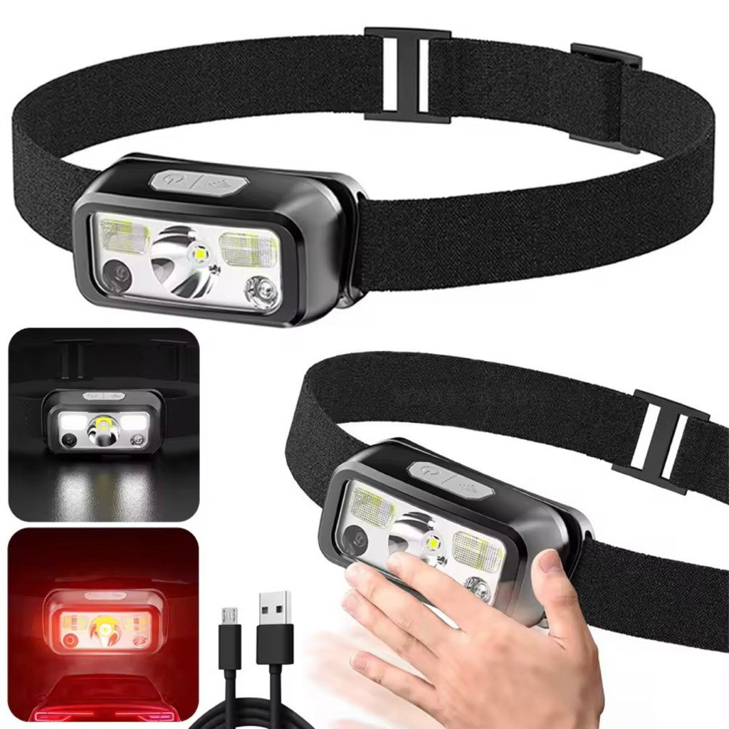Headlamp with Strong Light, Ultra-Bright, Rechargeable, Long-Lasting ...