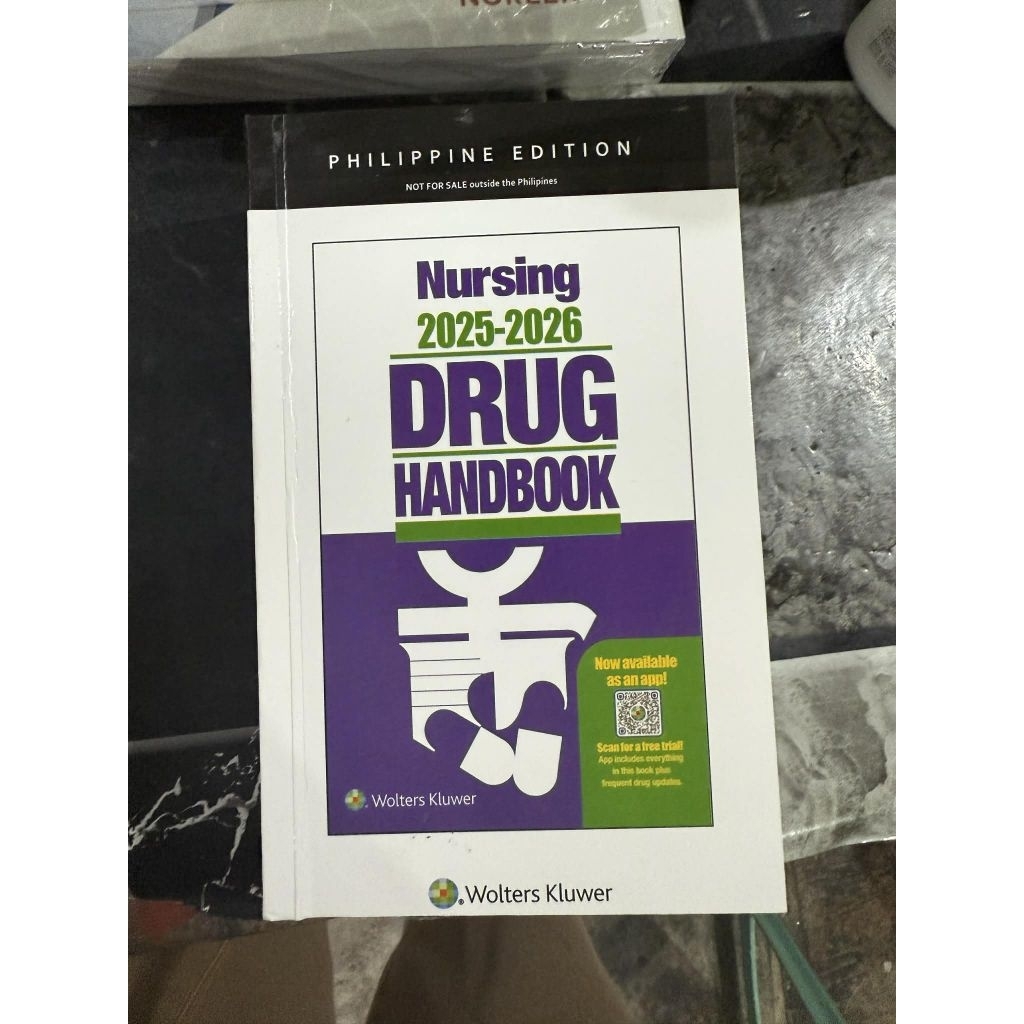 Nursing Drug Handbook 2025-2026 Philippine Edition COLORED Brand-new Onhand | Shopee Philippines
