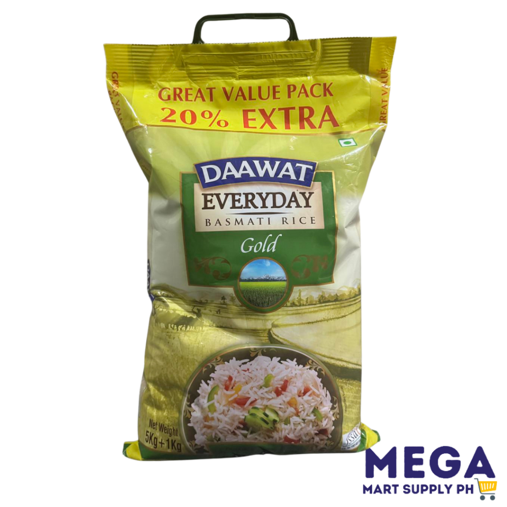Daawat Everyday Basmati Rice 5kg+1kg | Shopee Philippines