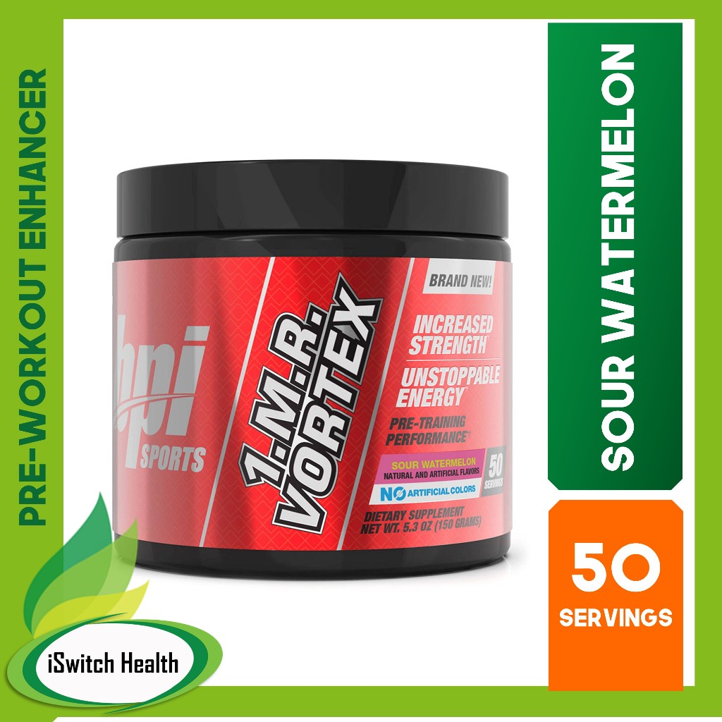 BPI MR 1 VORTEX PRE-TRAINING POWDER - 50 SERVINGS | ADVANCE PRE & POST ...