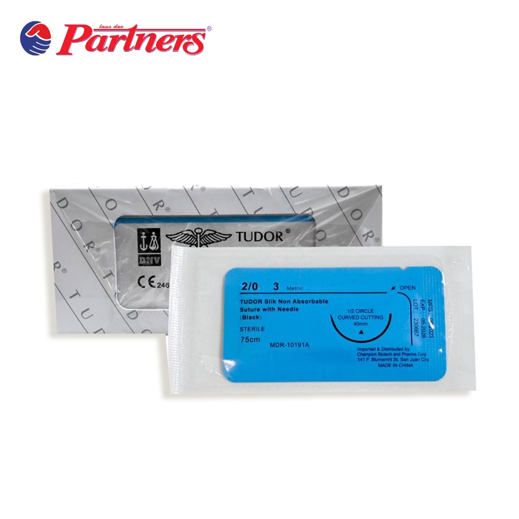 Tudor Silk 2-0 Cutting Suture 1Box - 12 Pcs | Shopee Philippines