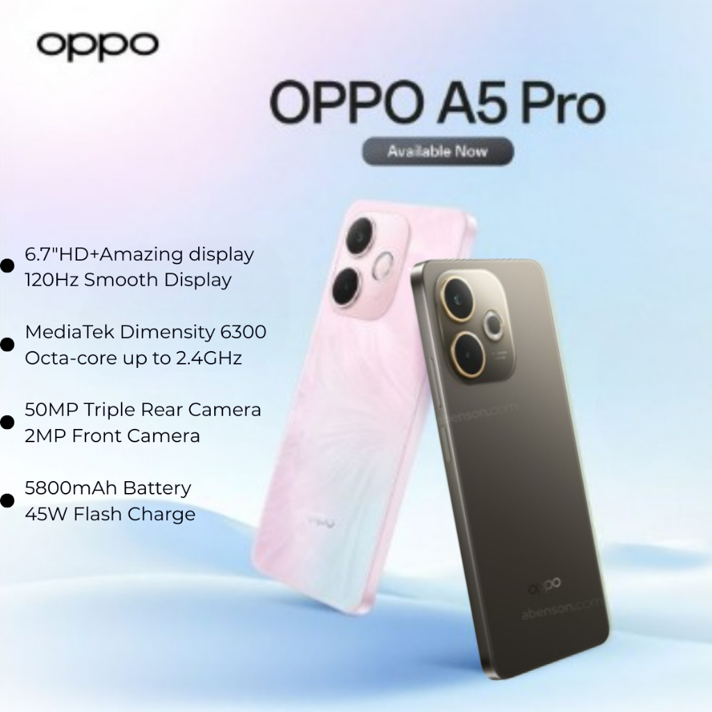 OPPO A5 Pro 5G (8GB + 256GB) | 6.67" 120Hz Display | IP66/IP68/IP69 ...