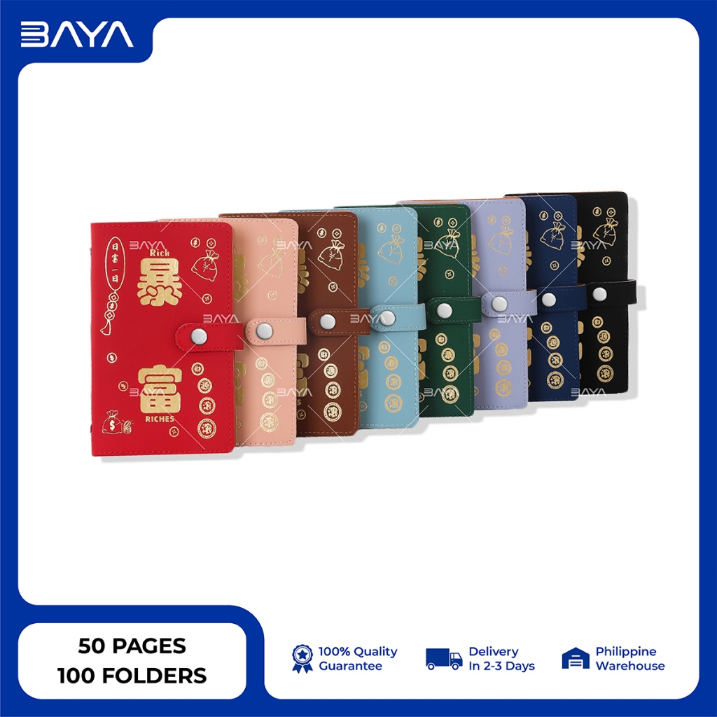 BAYA Christmas Gift Cash Savings book 100 Envelope Savings Challenge ...