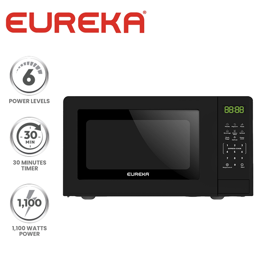 Eureka by Winland 20L Digital Microwave Oven 6 Express Cook Preset 10 ...