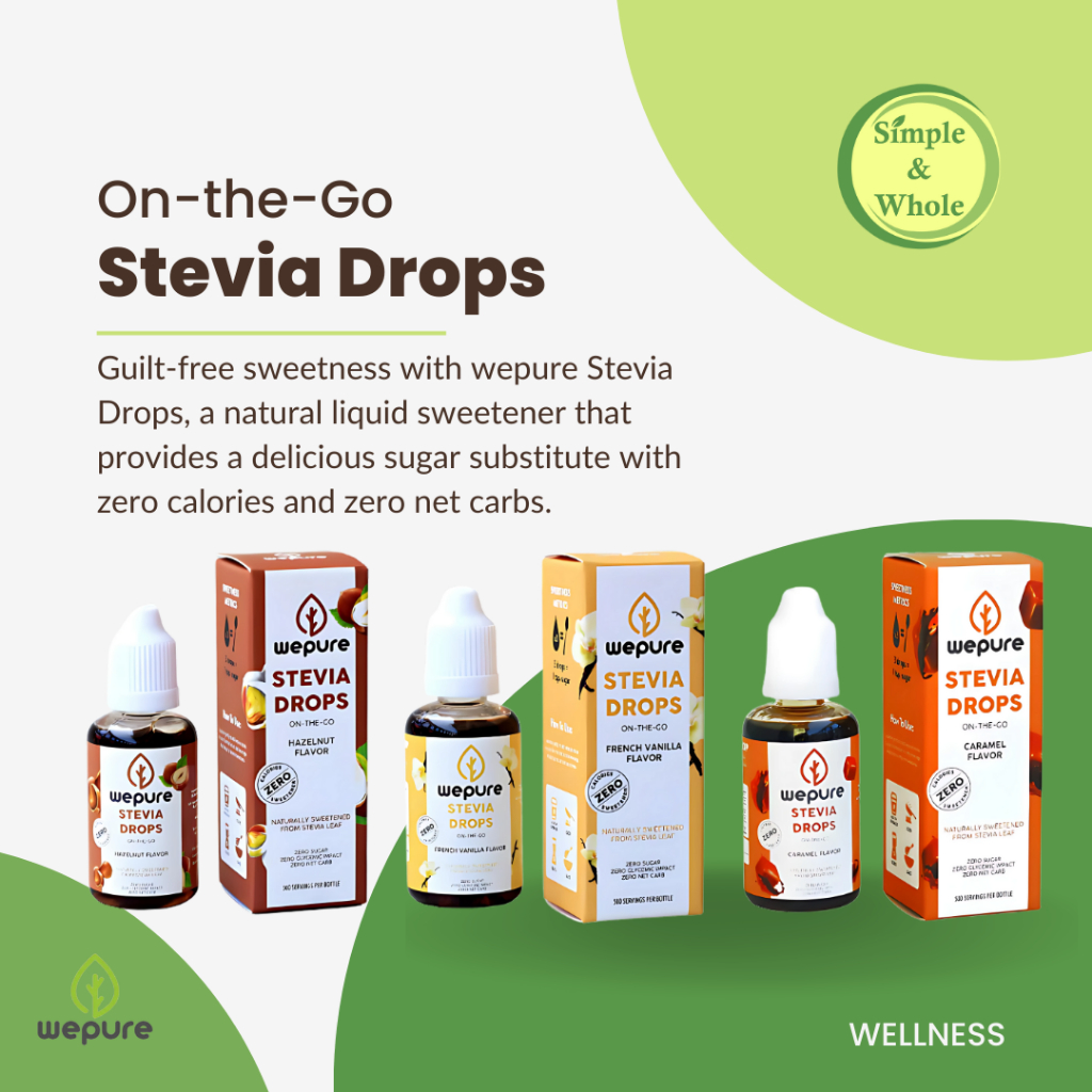 wepure stevia drops on-the-go 30ml | Shopee Philippines