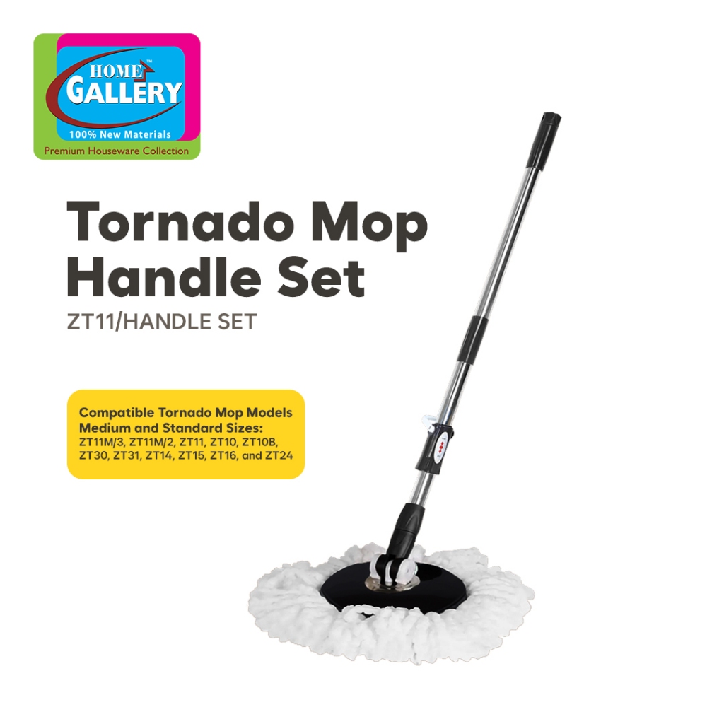 Home Gallery Tornado Mop HANDLE ONLY (No Bucket), With Pole, Mop Plate ...