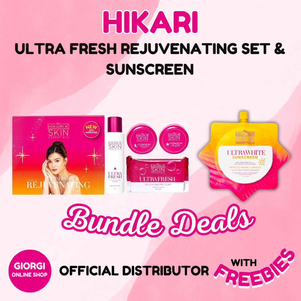HIKARI Ultra Fresh Rejuvenating Set | NEW PACKAGING | Premium Sunscreen ...