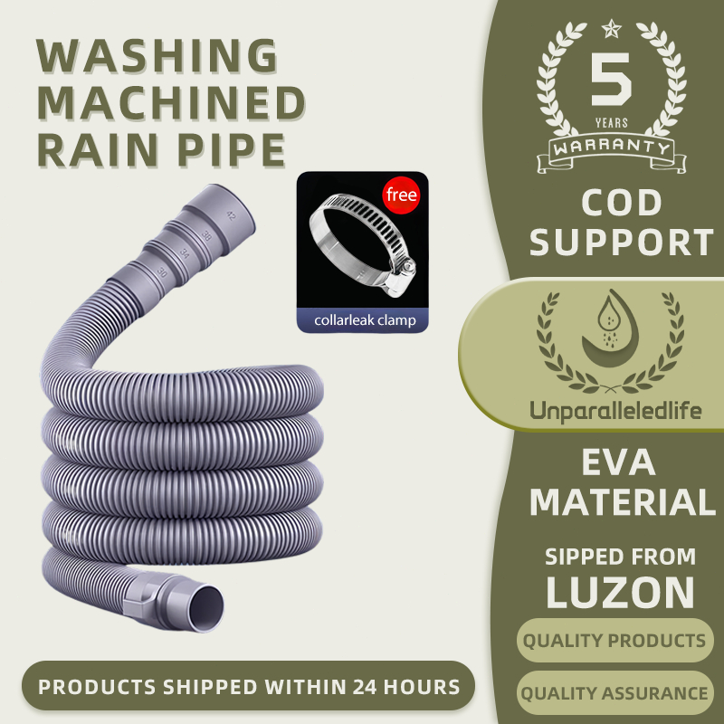 Washing Machine Drain Hose Outlet Water Pipe Drainage Pipe Soft Tube ...