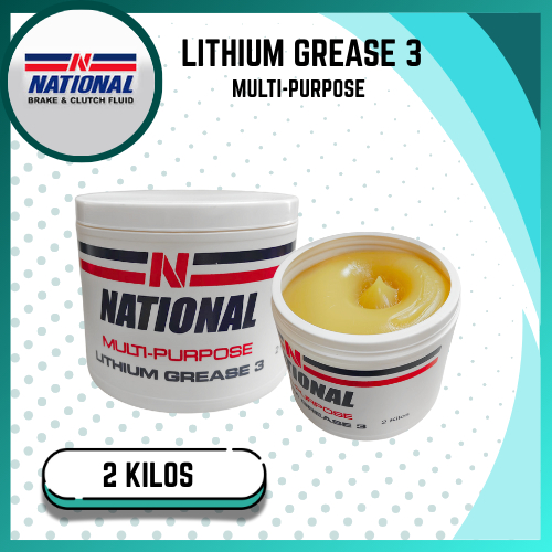 NATIONAL Multi-Purpose Lithium Grease 3 - 2KG | Shopee Philippines