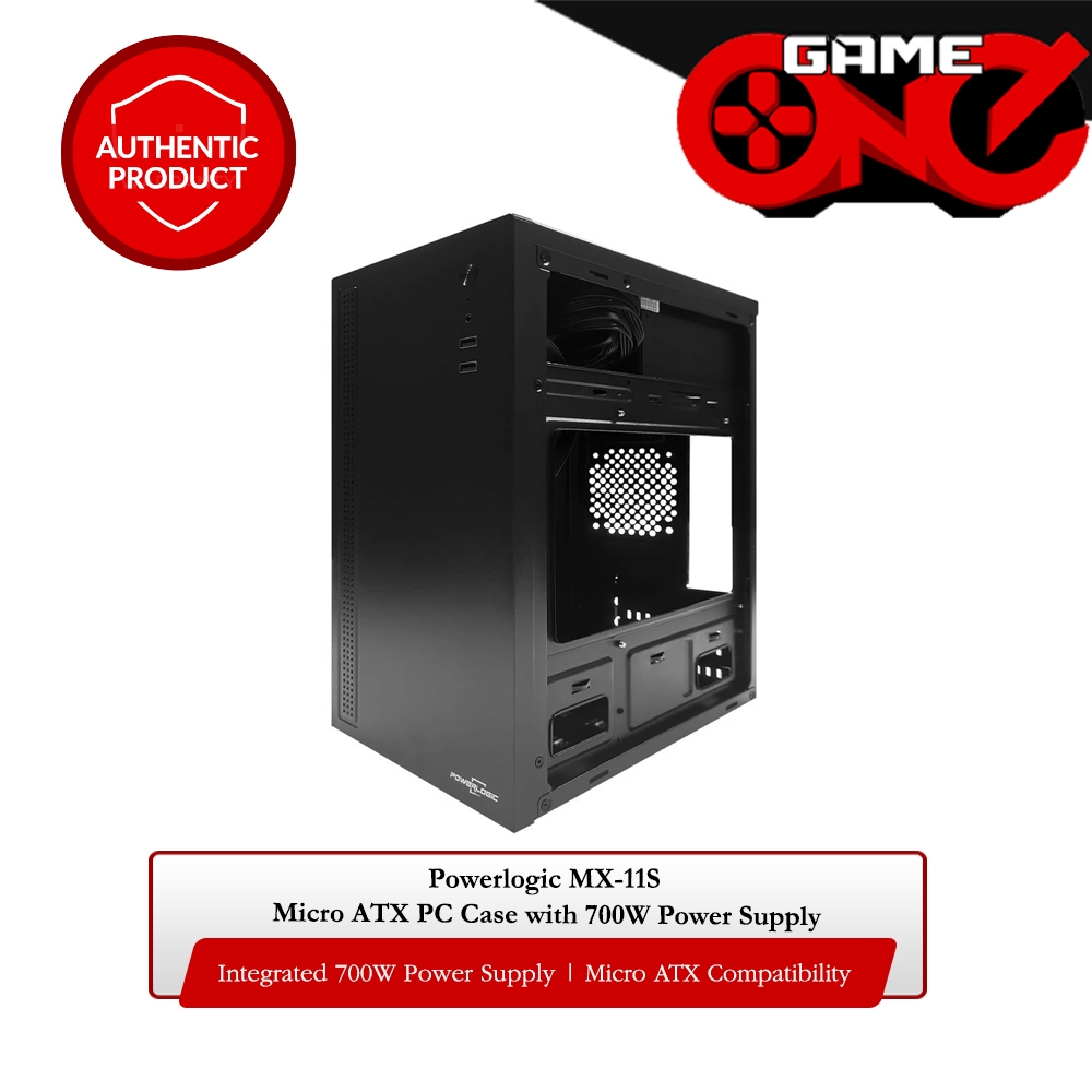 Powerlogic MX-11S Micro ATX PC Case with 700W Power Supply | Shopee ...