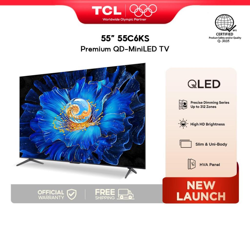 TCL 55 Inch 4K QD-MiniLED TV - 55C6KS AiPQ, Dolby Vision, Onkyo Audio ...