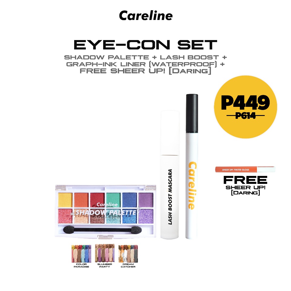 CL Eye-Con Set - CL Shadow Palette+ CL Lash Boost+ CL Graph Ink ...
